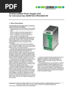 LNL 600xa 1 en Admin | PDF | Power Supply | Mains Electricity