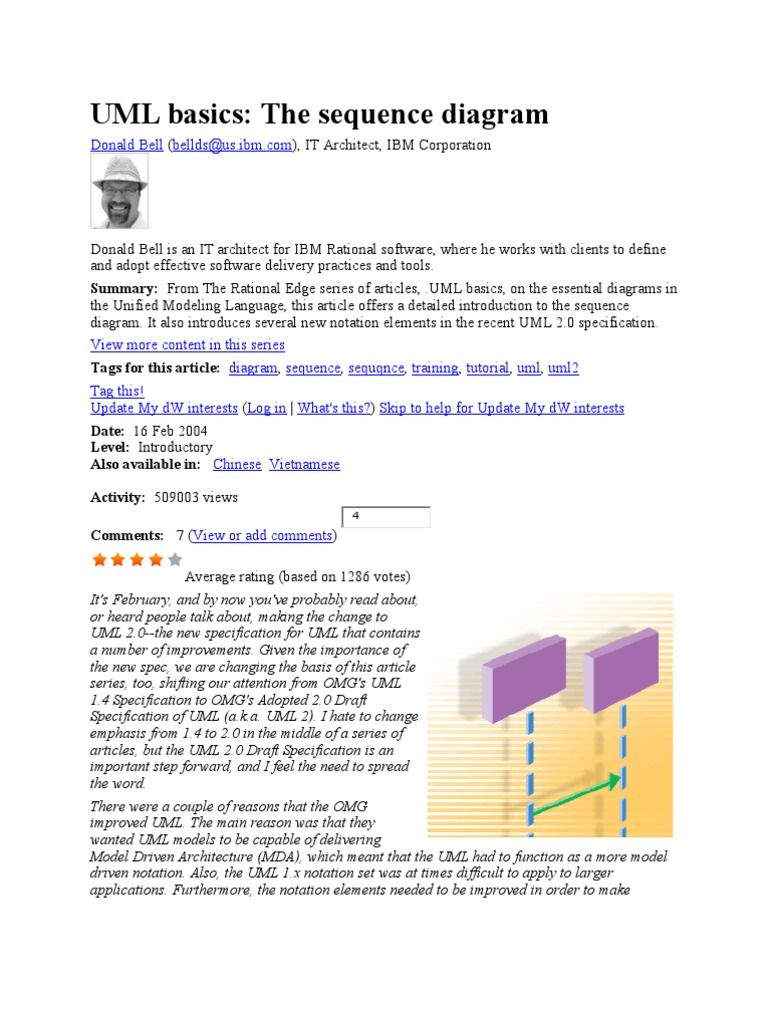 Sequence Diagram | PDF | Unified Modeling Language | Control Flow