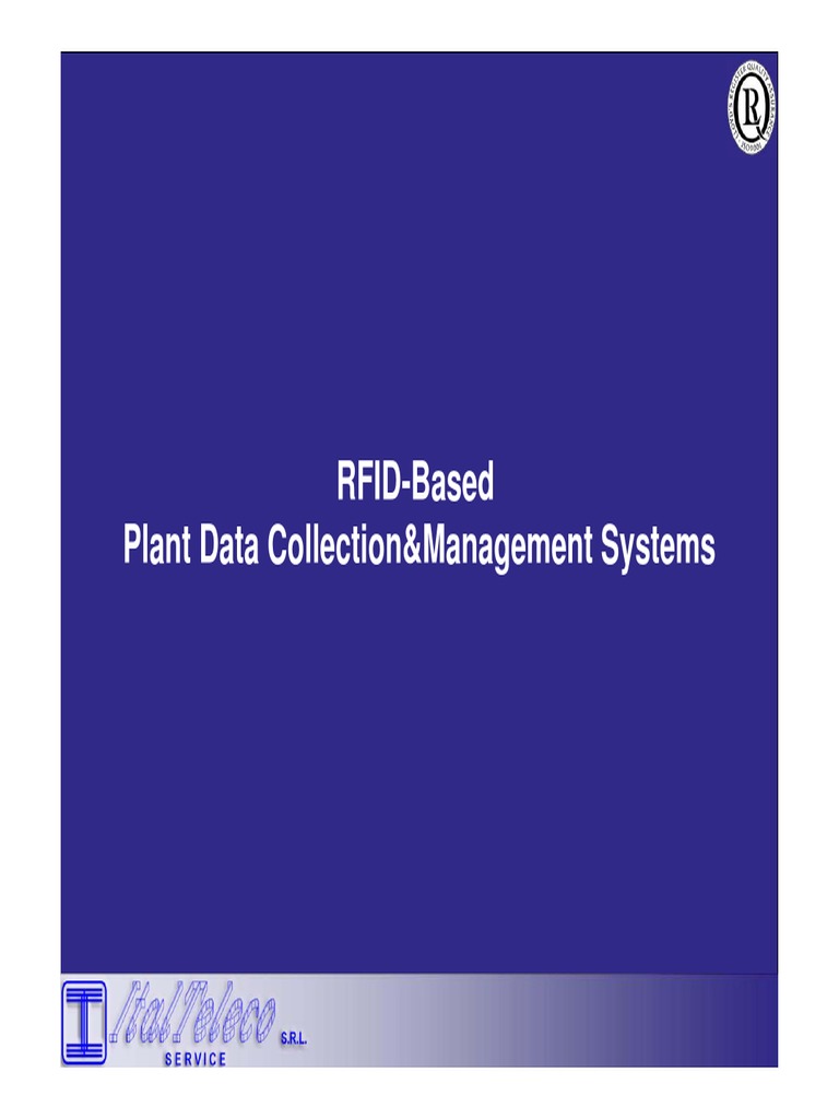 RFID-Based Plant Data Collection&Management Systems | PDF | Radio ...