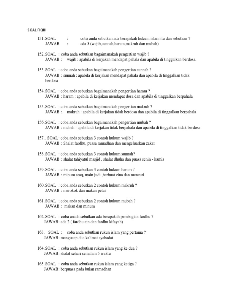 Pengertian dan Contoh Hukum Mubah | PDF