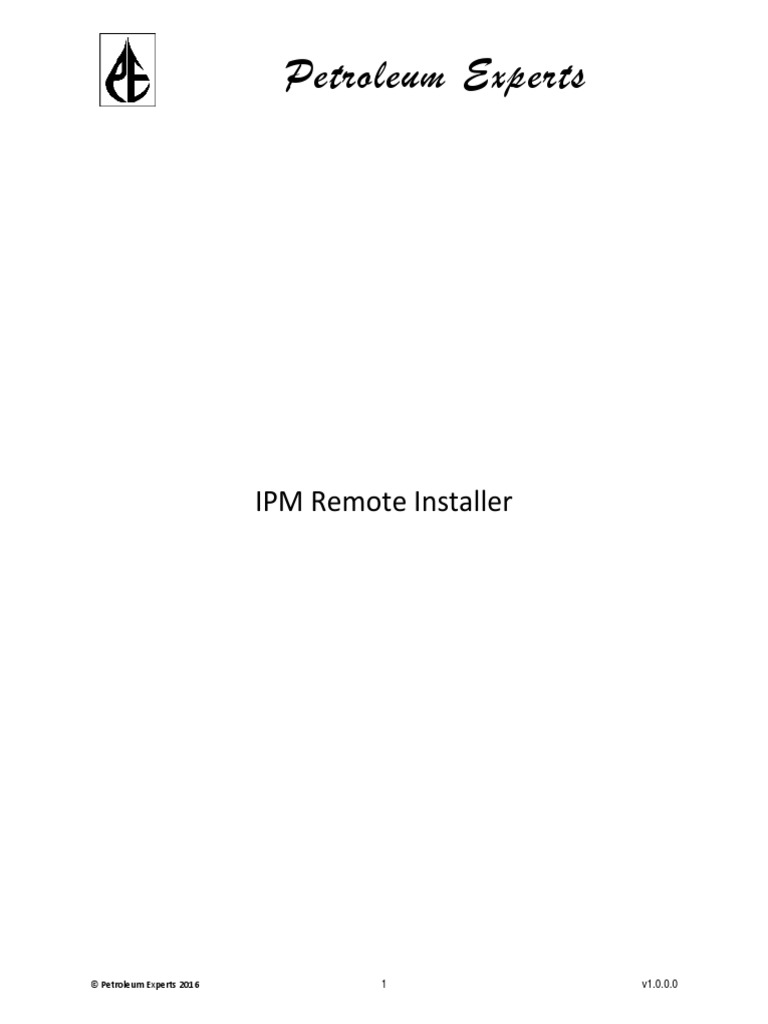 IPM Remote Installer | PDF | Installation (Computer Programs) | Computer Architecture