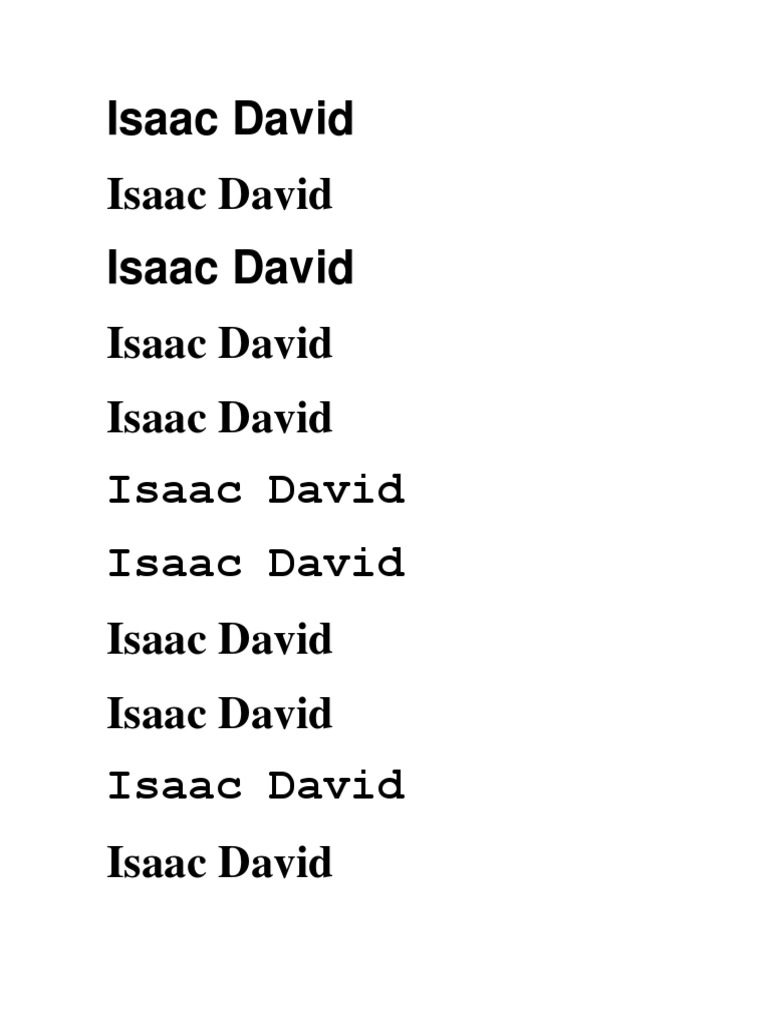 Isaac David: A Comprehensive Overview | PDF