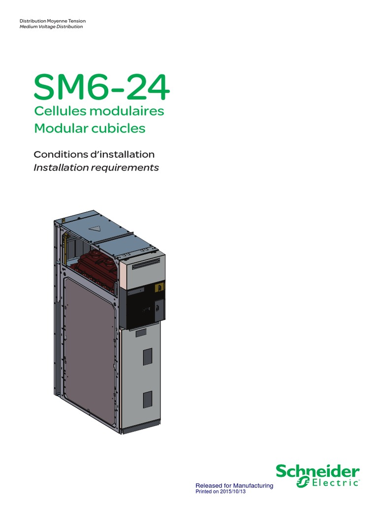 S1B7039601-02 - SM6-24 Installation Requirements | PDF | Electricity ...