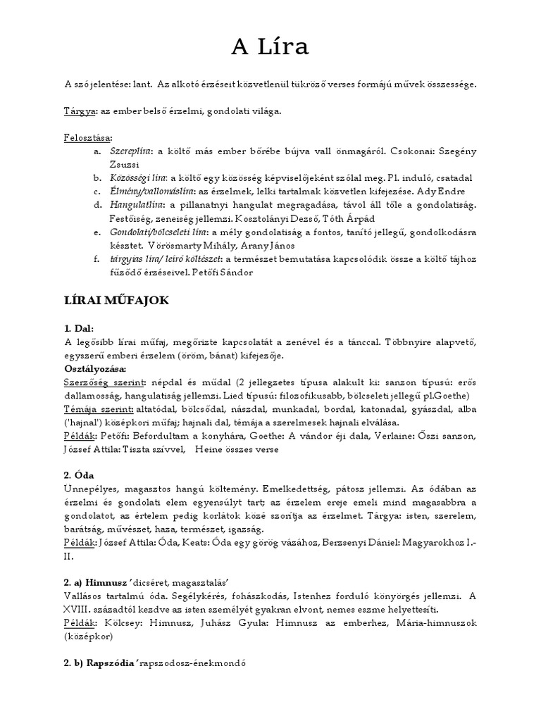 A Líra | PDF