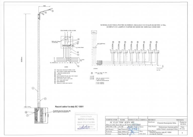 PL6.Schema El - Stalp SC 10001 PDF | PDF