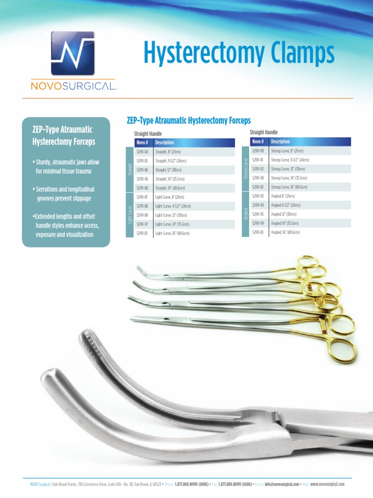 Novosurgical Hysterectomy | PDF | Nature