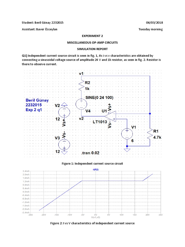 Exp 2 | Download Free PDF | Electrical Network | Analog Circuits