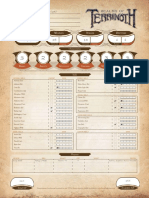 Edge of The Empire Character Sheet Form Fillable v2 | PDF | Role ...
