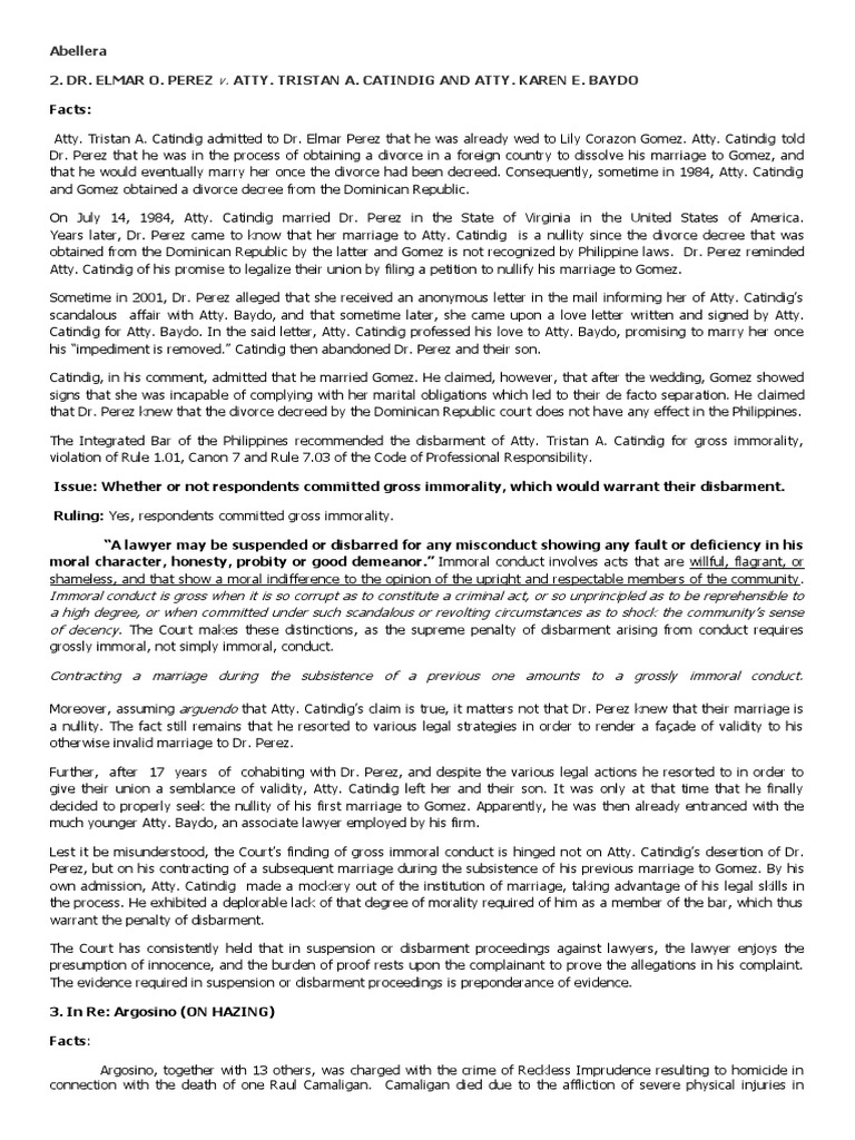 Atty. Tristan A. Catindig and Atty. Karen E. Baydo: Abellera 2. Dr ...