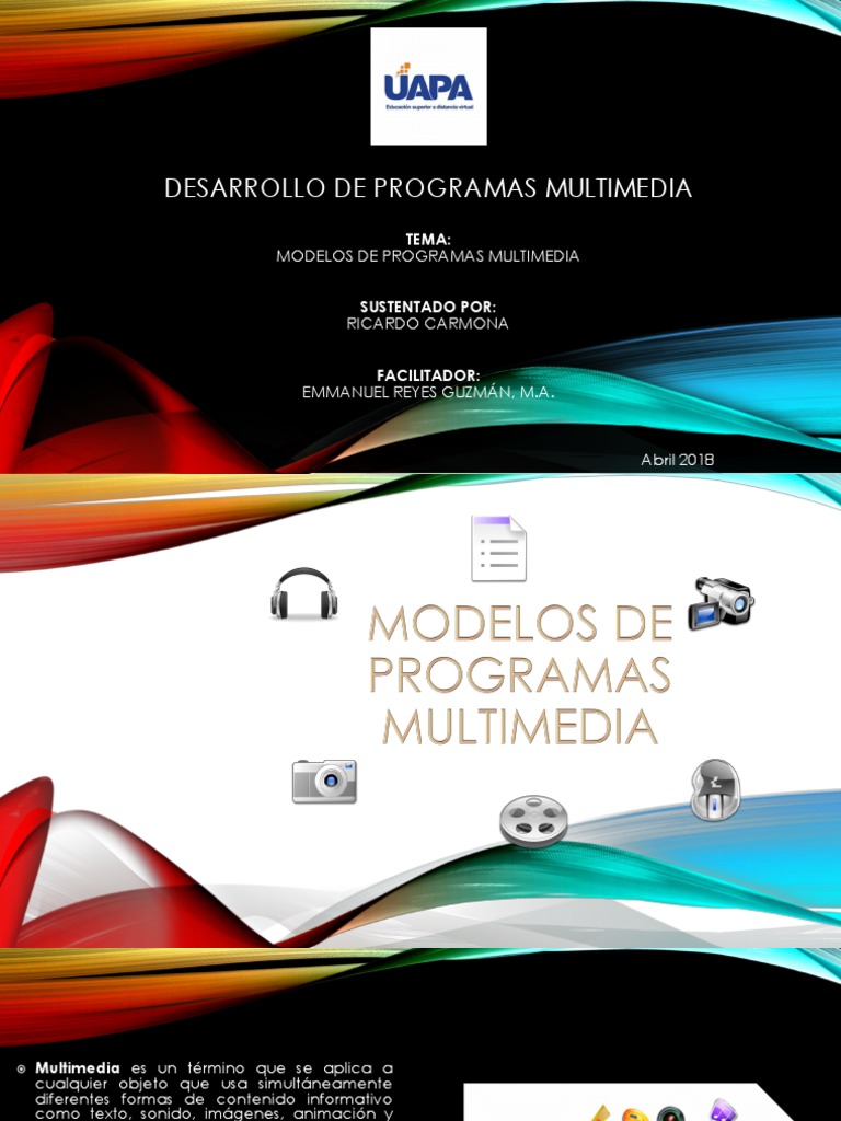 Modelos de PROGRAMAS Multimedia | PDF | Multimedia | Hipertexto