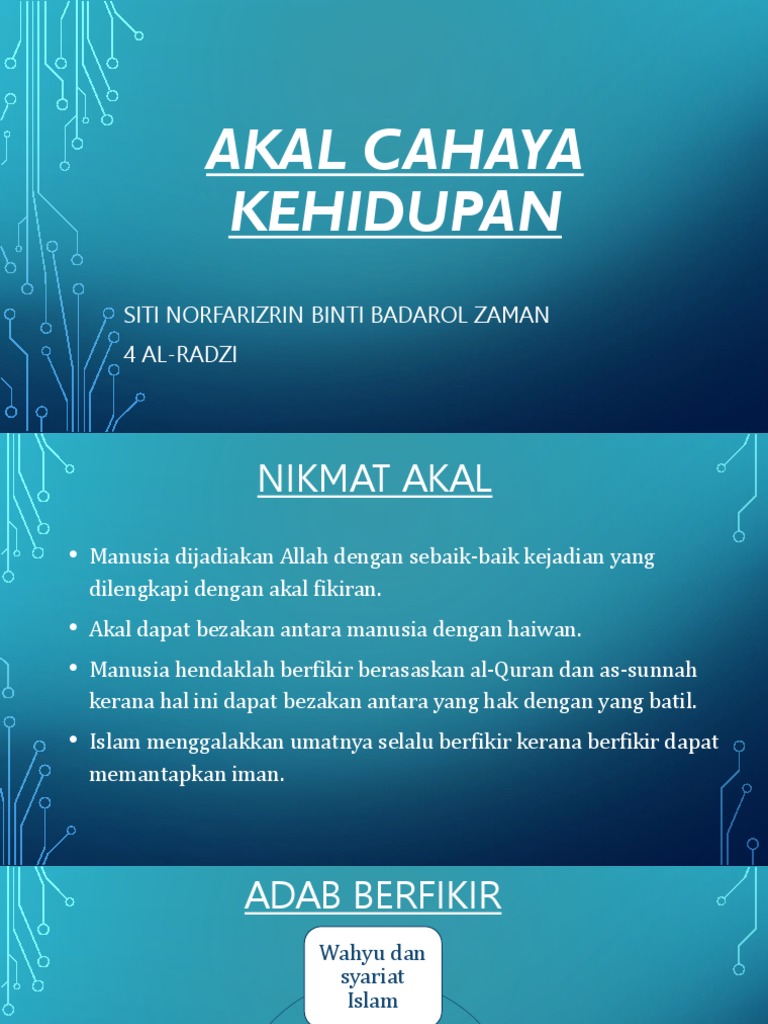 Pentingnya Akal dalam Islam | PDF | Pengembangan Diri | Sains & Matematika