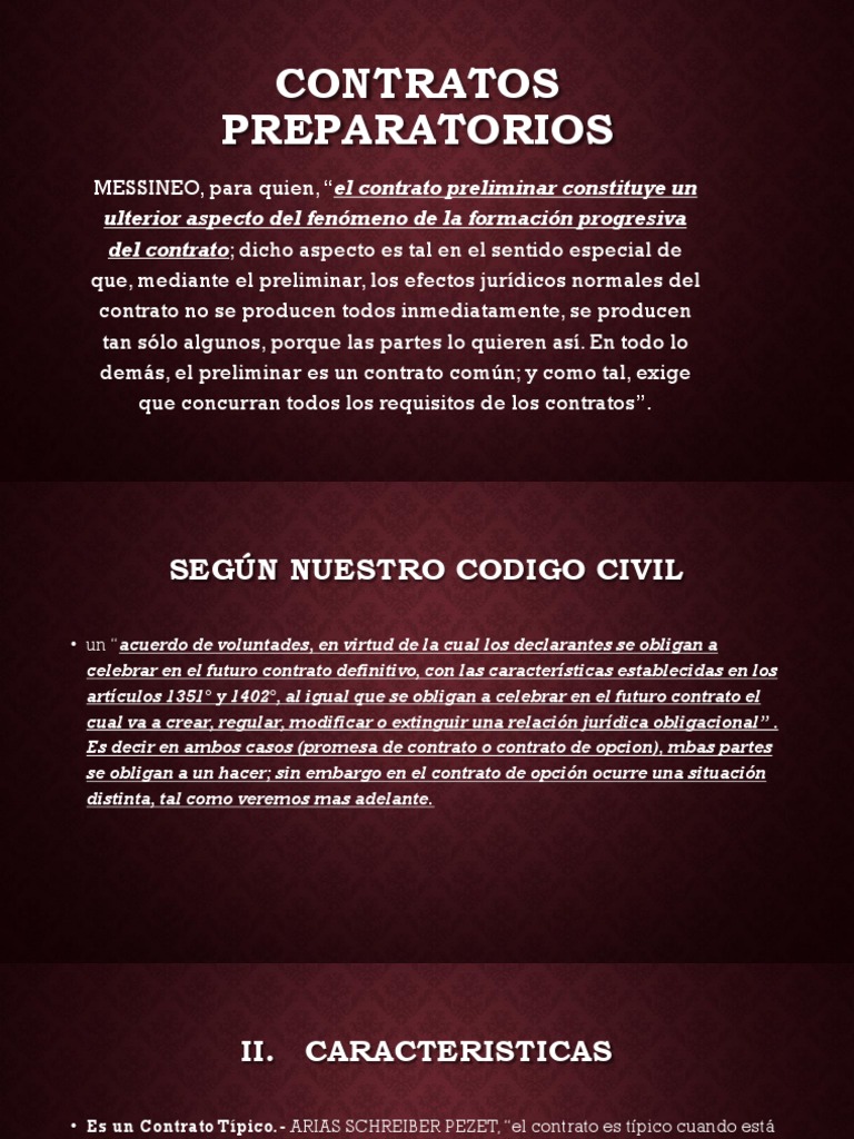 Contratos Preparatorios | PDF | Gobierno | Justicia