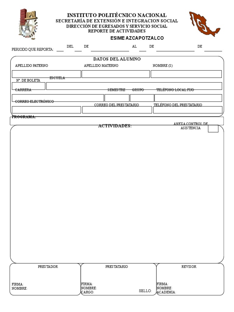 Formato Reporte Mensual | PDF