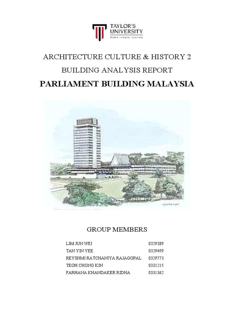 Parliament Building Report PDF | PDF | Precast Concrete | Malaysia