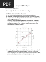 Phase Diagram Exercises - Worked Answers - Corrected | PDF | Steel ...