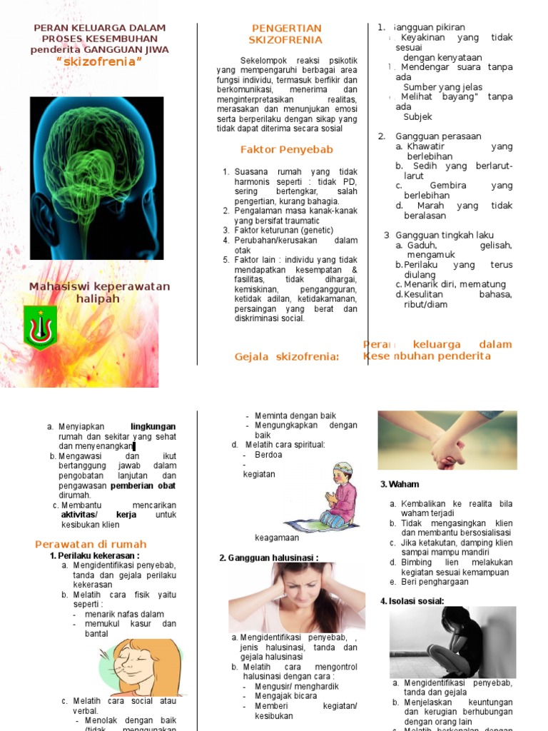 Leaflet Skizofrenia | PDF