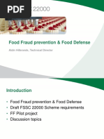 Food Defense Plan Template | PDF | Vulnerability (Computing) | Security