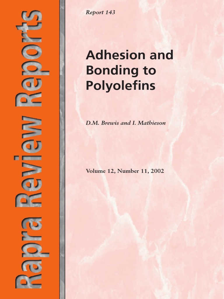 Adhesion and Bonding To Polyolefins PDF | Download Free PDF | Adhesion ...