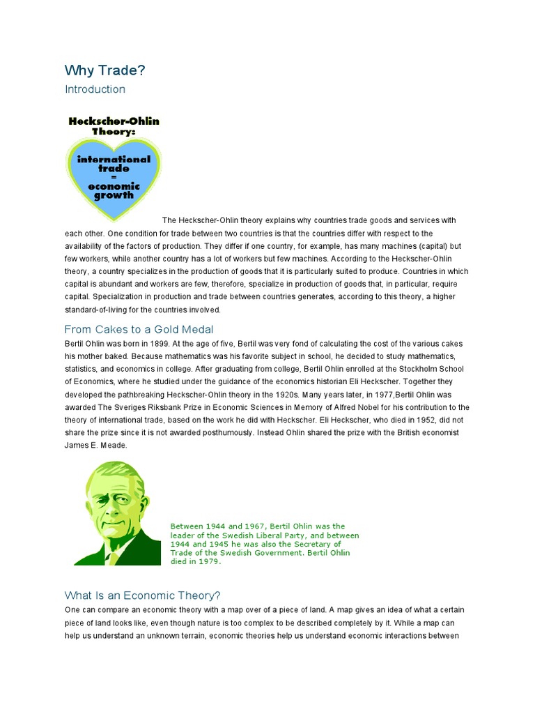 Why Trade | PDF | Economies | Economics
