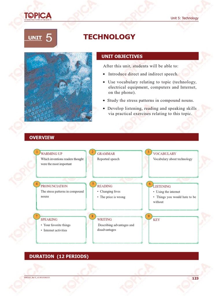 Unit 5 Technology | PDF | Question | Internet