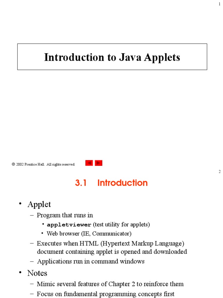 Applets Pdf Java Programming Language Class Computer Programming