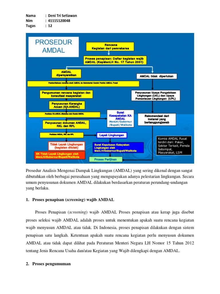 Prosedur Amdal | PDF