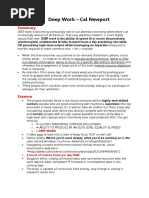 Deep Work Full | PDF | Disciplines | Behavioural Sciences