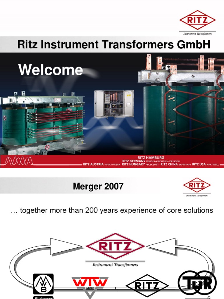 Ritz Instrument Transformers GMBH | PDF | Fiberglass | Transformer