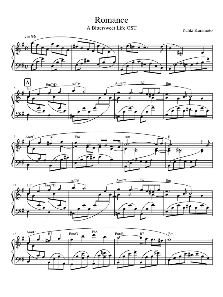 Romance - Yuhki Kuramoto PDF | PDF