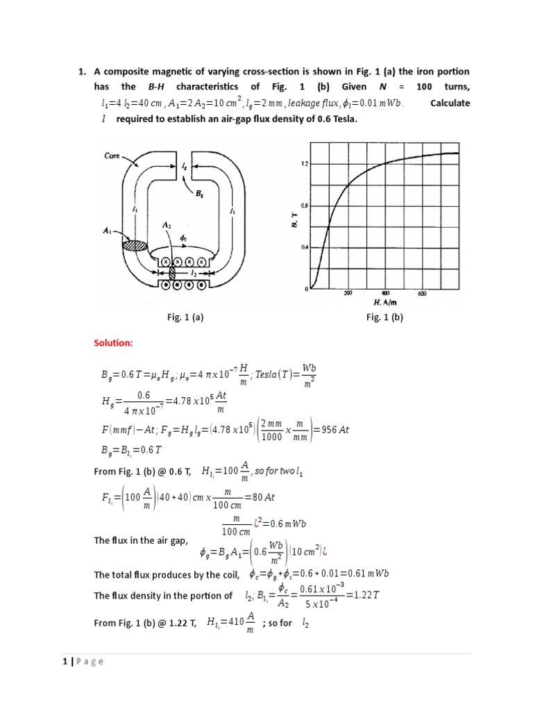 Assignment Solutions | PDF | Inductor | Inductance