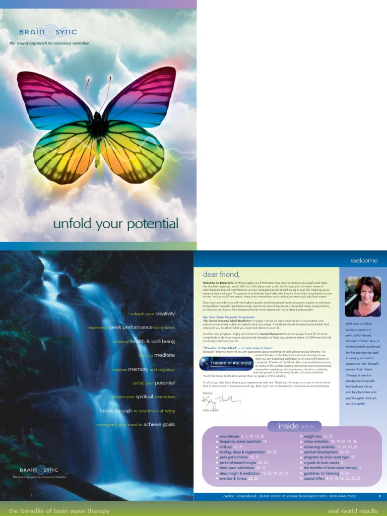 Brain Sync Catalog | PDF | Electroencephalography | Relaxation (Psychology)