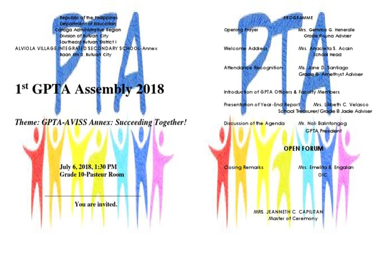 GPTA Assembly Program Overview 2018 | PDF