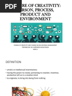 Graham Wallas 4 Stages of Creative Process | PDF | Insight | Creativity