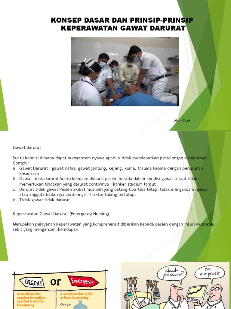 Konsep Dasar Dan Prinsip KGD | PDF