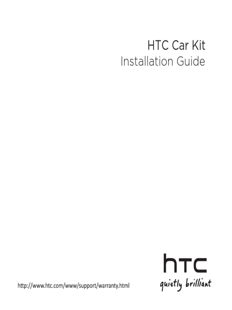 HTC Car Kit Installation Guide | PDF | Electrical Connector ...