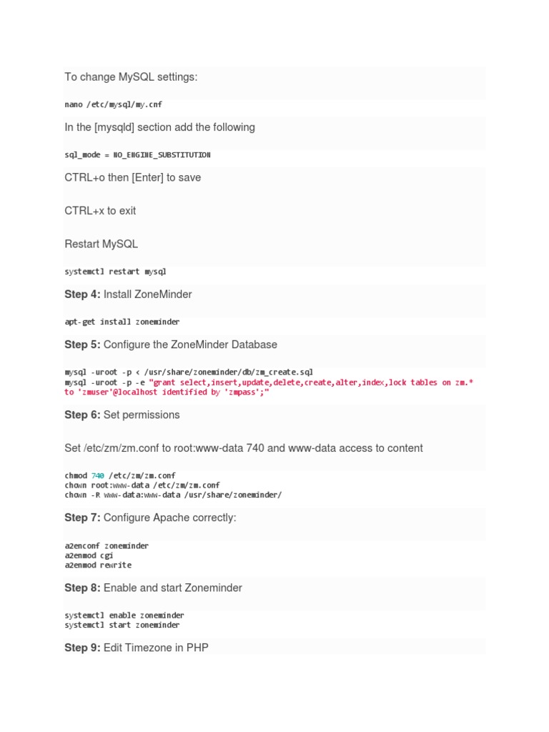 To Change MySQL Settings | PDF | My Sql | Apache Http Server