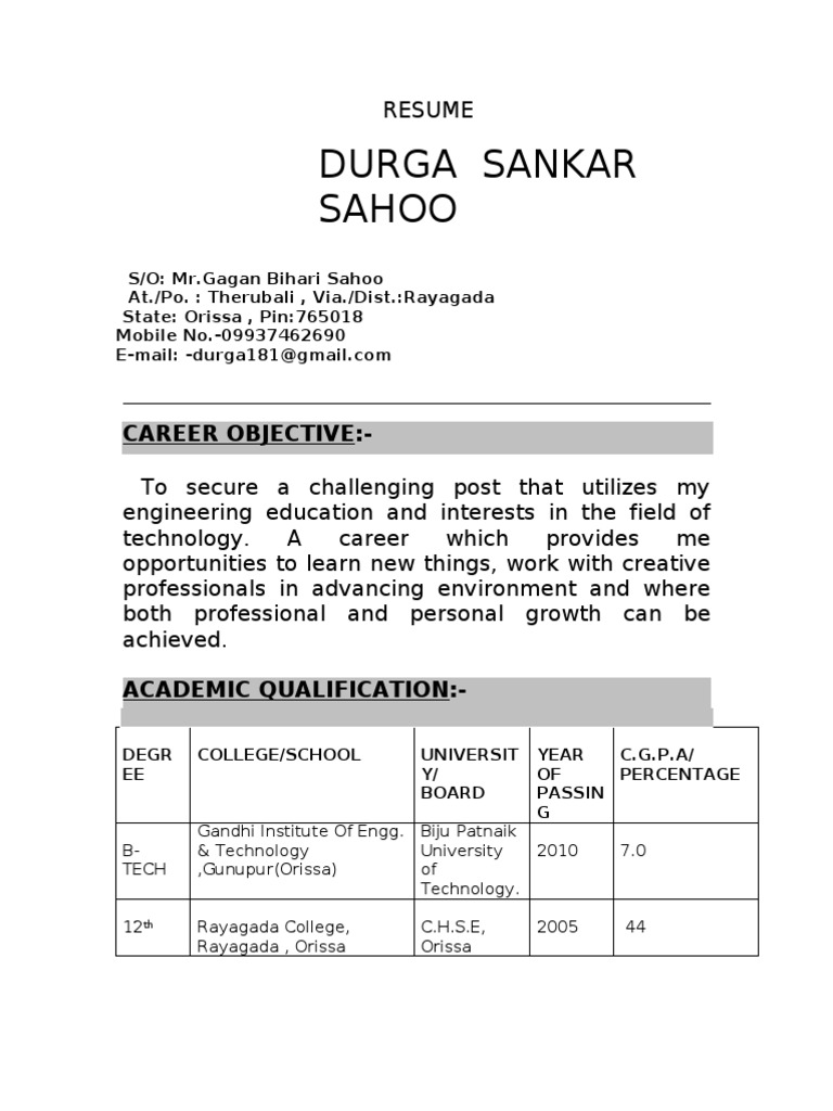 Durga Resumes | PDF | Computing | Software