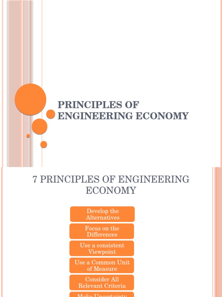 Principles of Engineering Economy