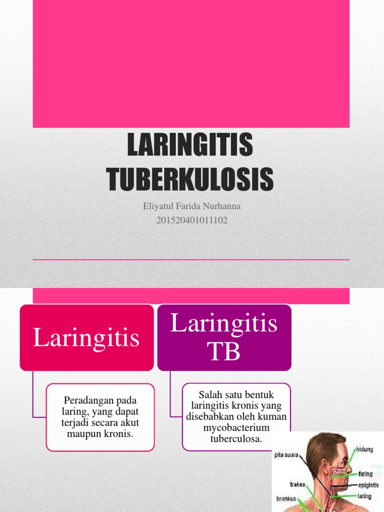 Laringitis Tuberkulosis: Gejala dan Penanganan | PDF