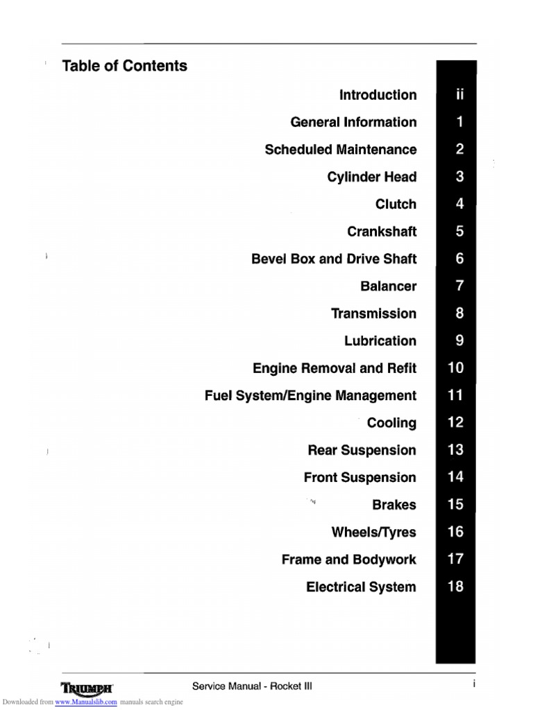 Rocket III Service Manual | PDF | Screw | Nut (Hardware)