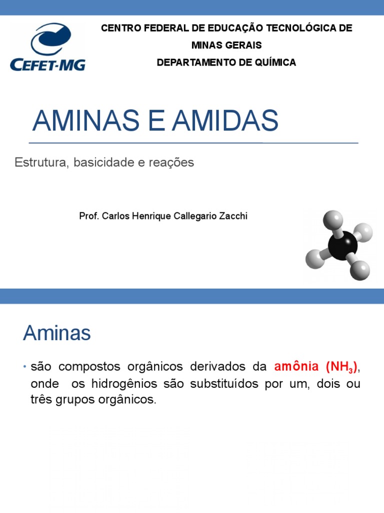 Aminas e Amidas | PDF | Amina | Amida