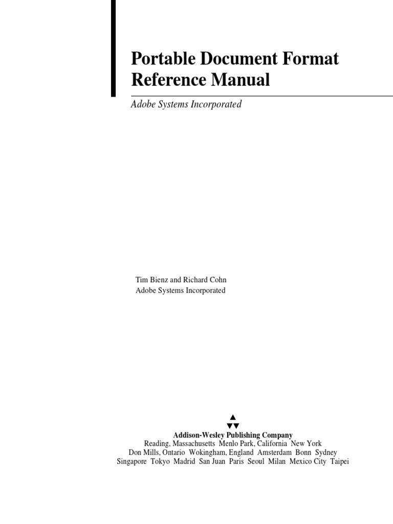 PDF Reference 1.0 | PDF | Digital Technology | Graphic Design