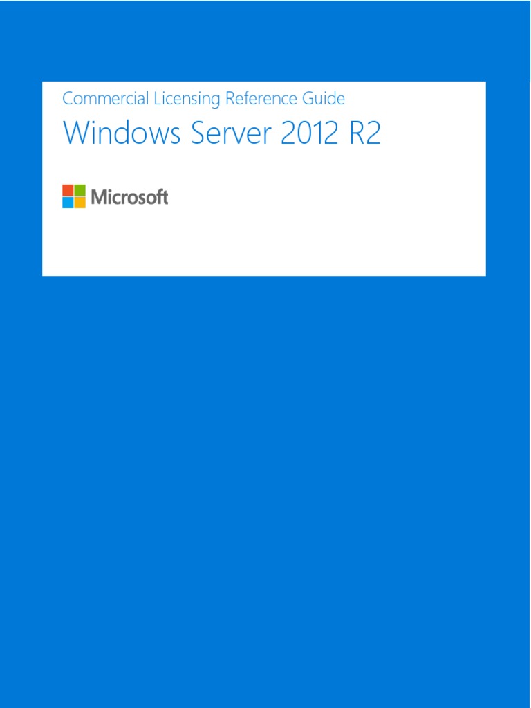 WindowsServer2012R2 Licensing Guide-1 | PDF | Hyper V | Remote Desktop ...