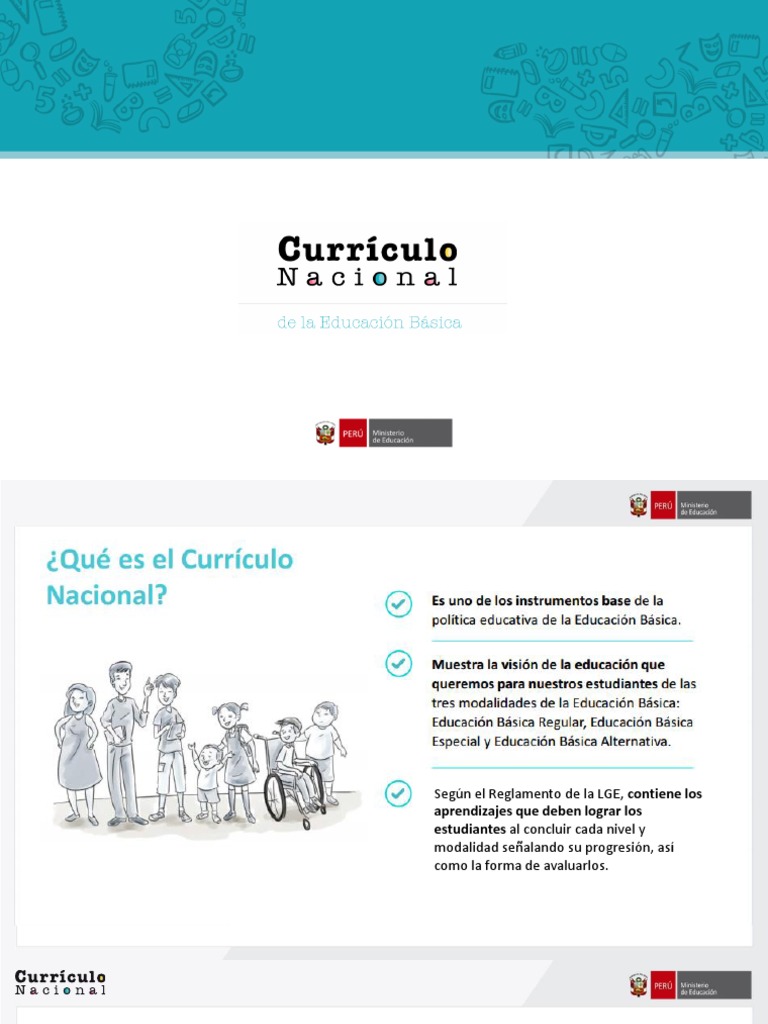 Curriculo Nacional - Minedu | PDF | Aprendizaje | Plan de estudios