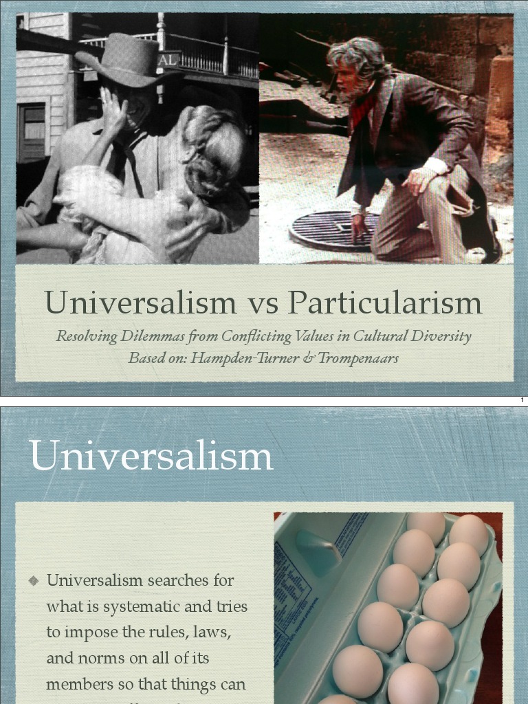 Universalism | PDF | Universalism | Social Institutions
