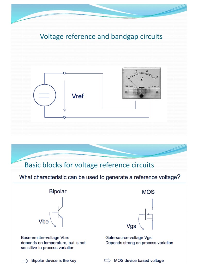 Bandgap Reference Circuits Overview | PDF