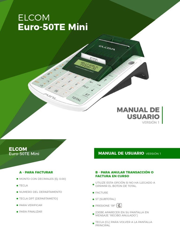 Manual Elcom Fabricante | PDF