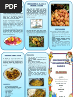 Triptico Ocopa | PDF | Cocina occidental | Comida regional y étnica