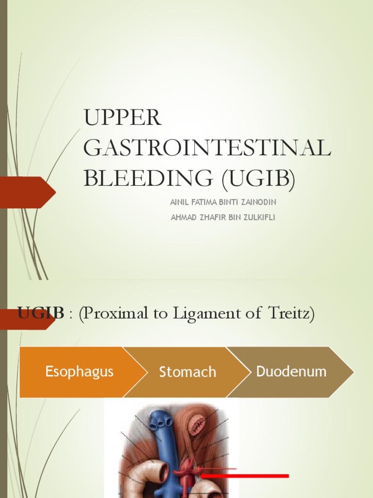 UGIB | PDF | Digestive Diseases | Gastroenterology