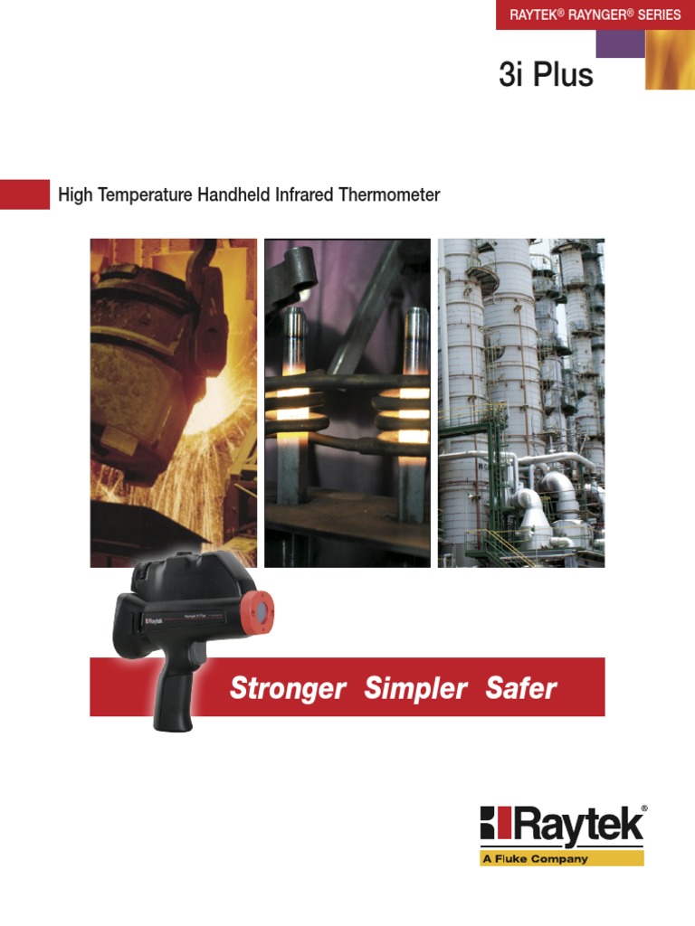 Raytek 3i Plus | PDF | Telescopic Sight | Thermometer